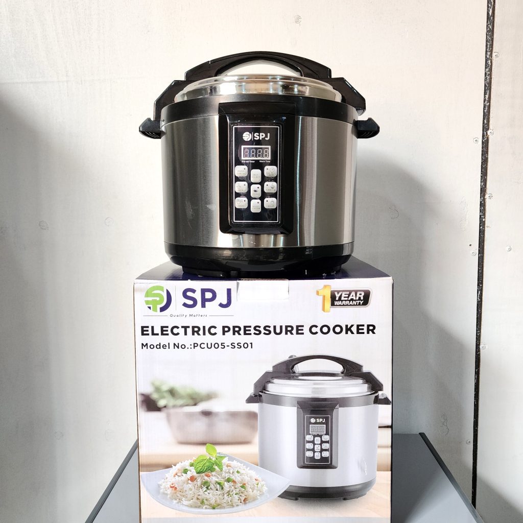 5litres SPJ Electric Pressure Cooker PCU05-SS01 | Prime Electronics Uganda