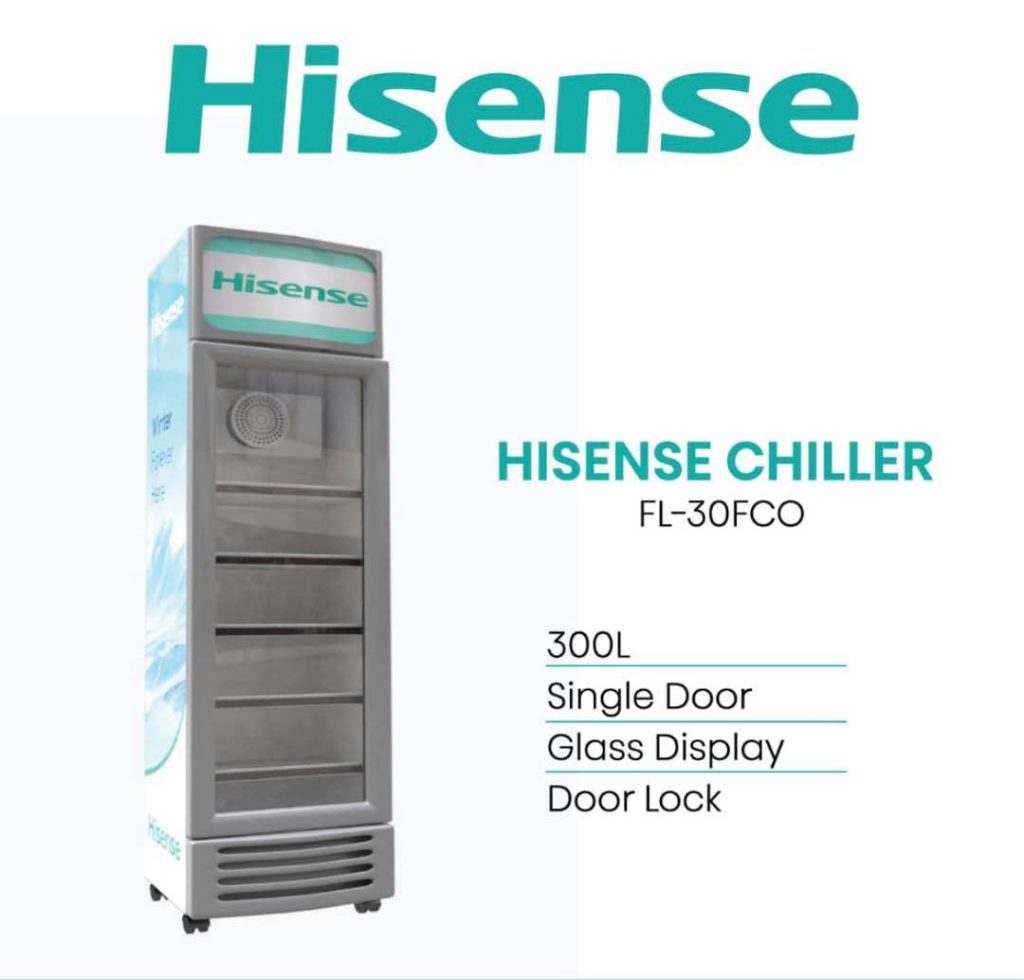 Hisense 300Litres Display Chillers | Prime Electronics Uganda