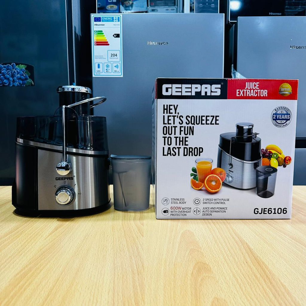 Geepas GJE6106 Juice Extractor | Prime Electronics Uganda