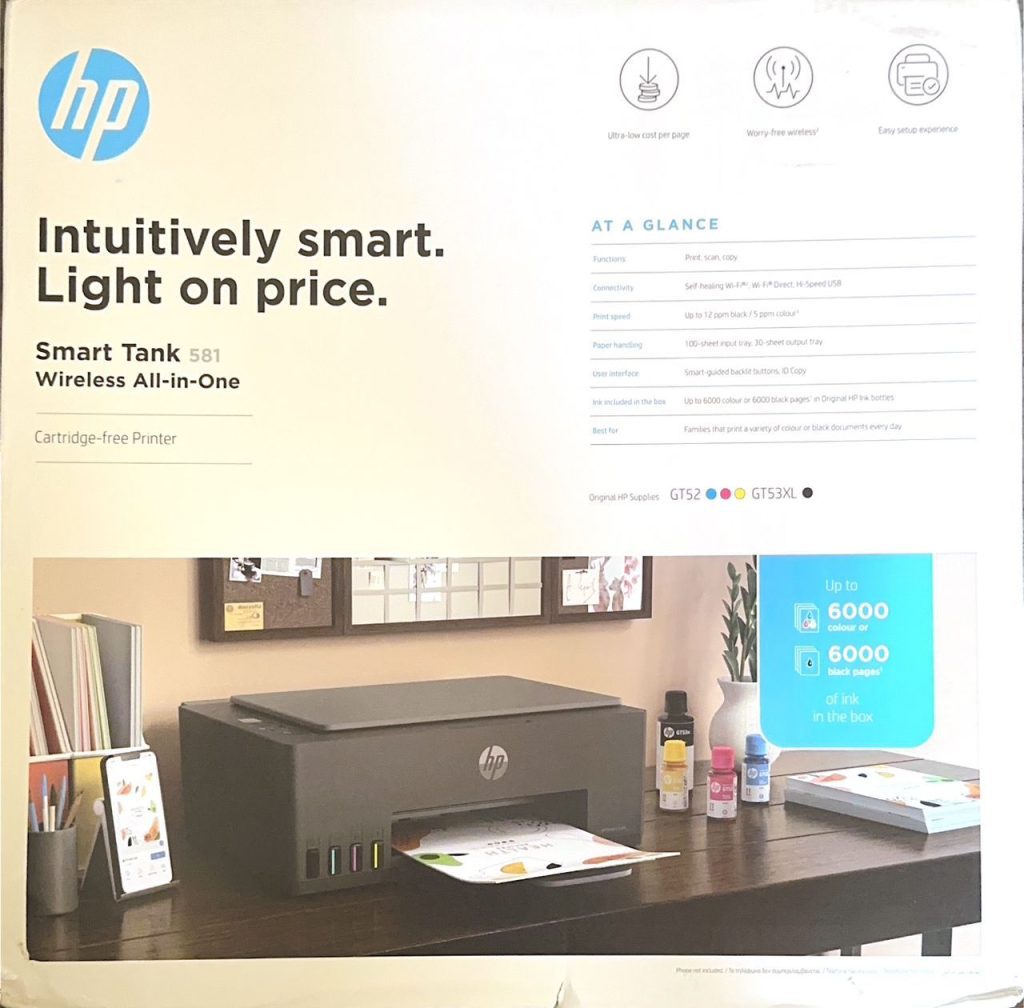 HP Smart Tank 581 Wireless All in One Printer | Prime Electronics Uganda