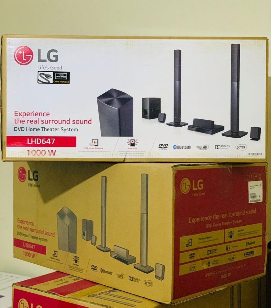 LG Home Theater LHD647 1000W Tall and Short Speakers | Prime ...