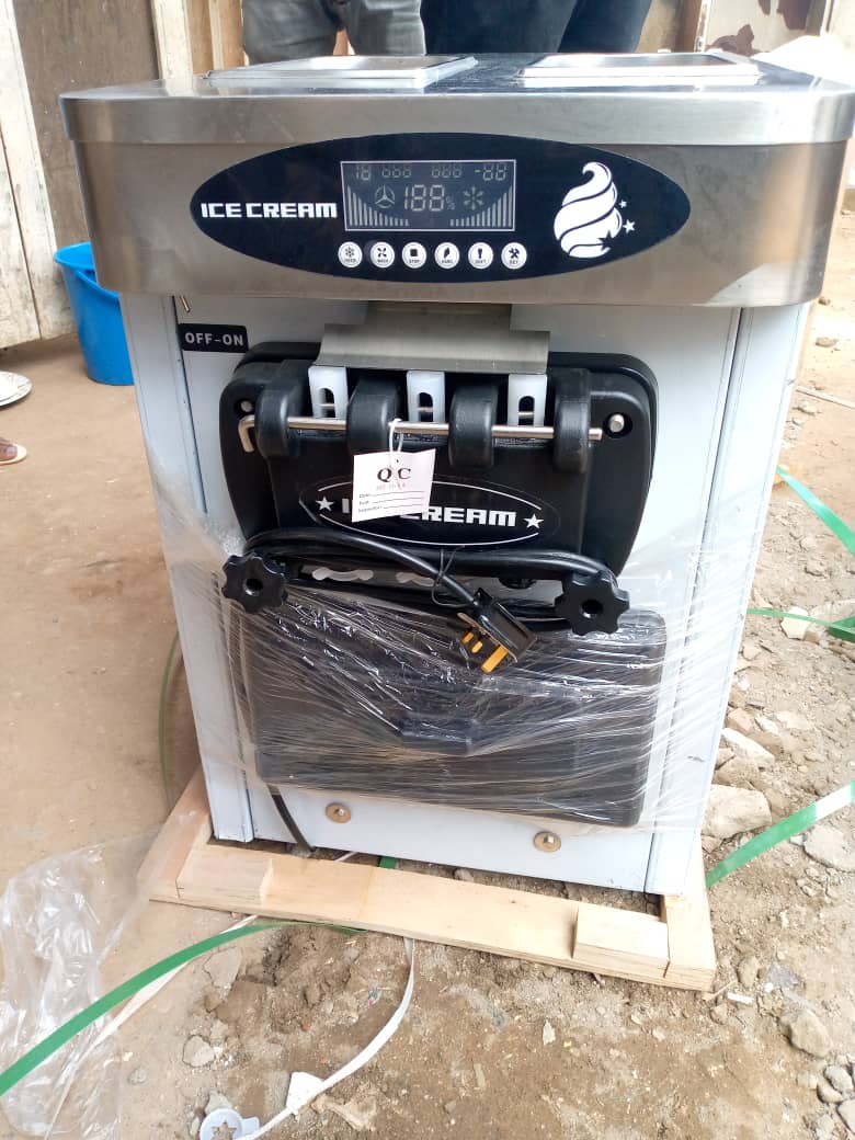 ADH Ice cream Maker Machine Small – Silver - Prime Electronics Uganda