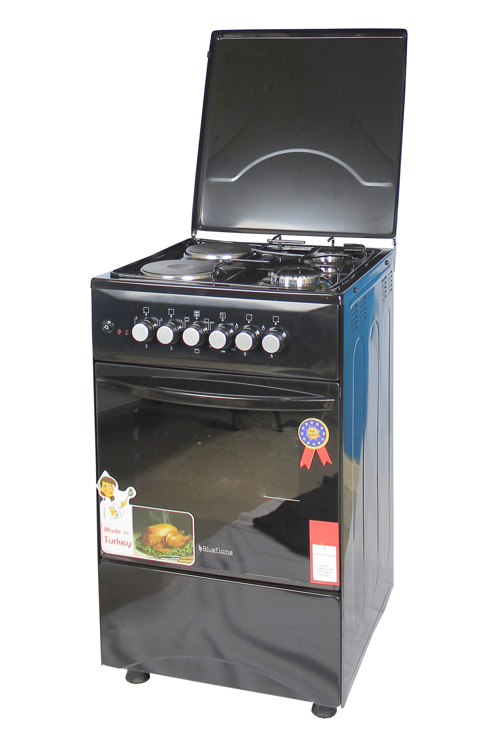 Blueflame Cooker C5022E – B 50x50cm 2 electric plates and 2 gas burners ...