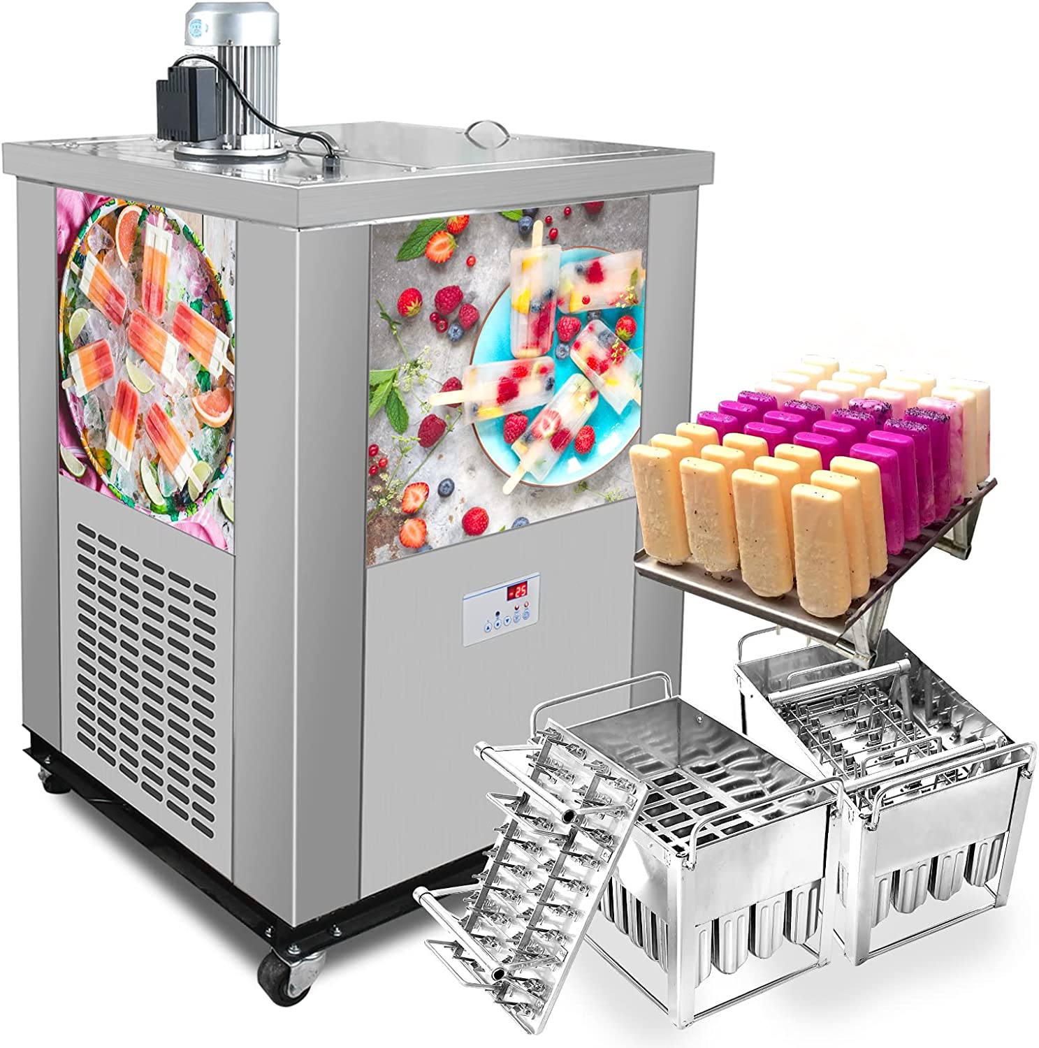 ADH Commercial Popsicle Ice Cream Machine 40 popsicles - Prime ...